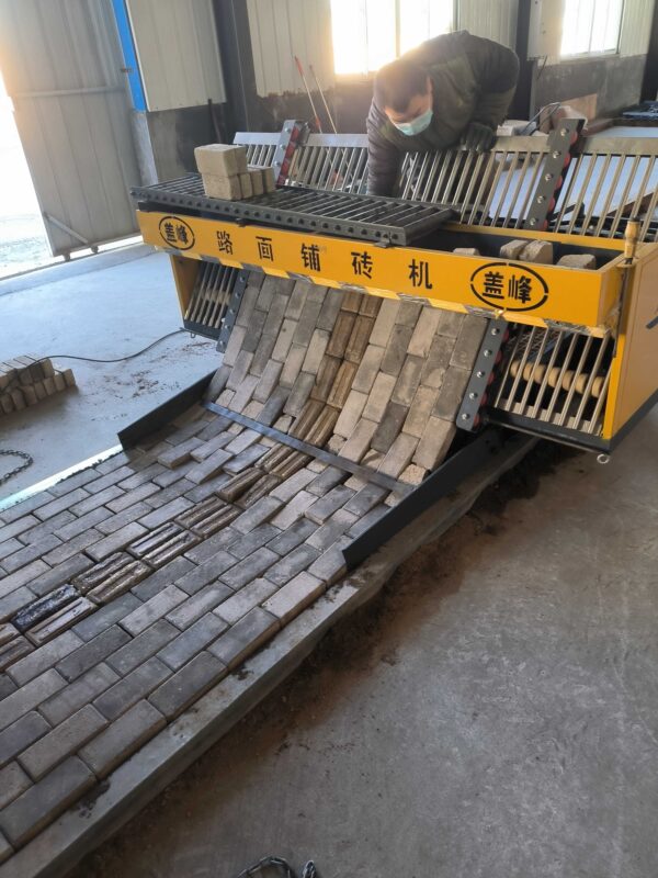 block brick road paving laying machine introduction and price ...